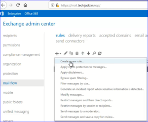 How To Add Email Disclaimer In Exchange 2016 - By Techi Jack