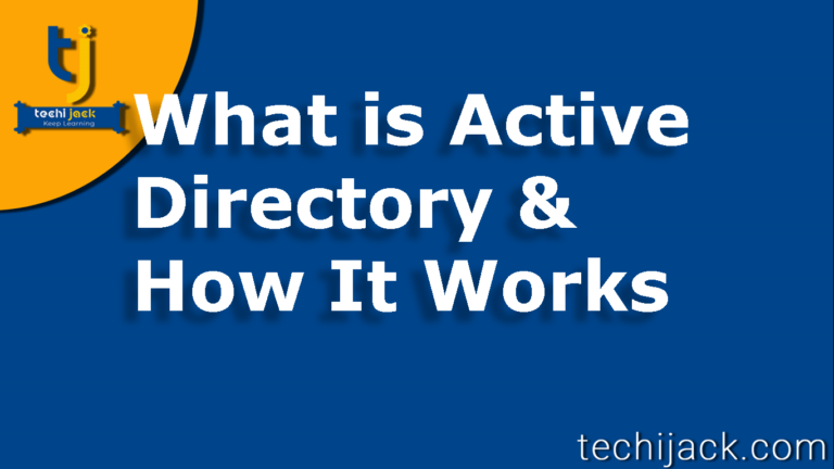 What is active directory | Best Understanding In 8 Steps