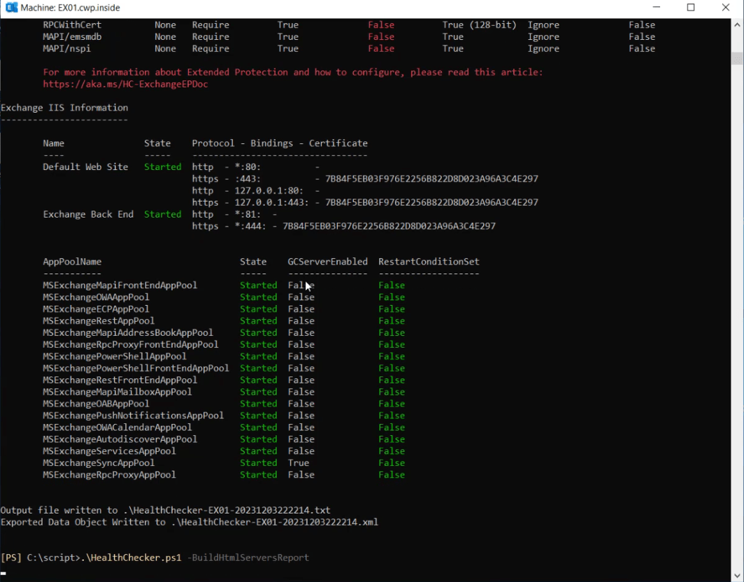 Exchange Server Health Checker PowerShell Script - Techijack