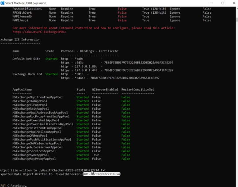 Exchange Server Health Checker PowerShell Script - Techijack