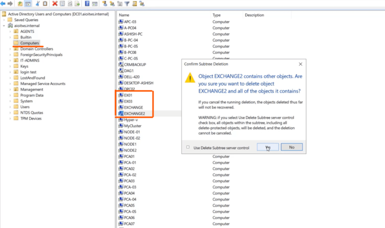 Remove Exchange From Active Directory with ADSIEdit - Techijack