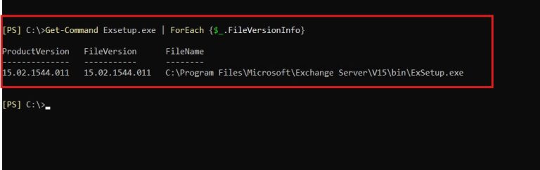 Find Exchange Server Version | Check Exchange Server Build - Techijack